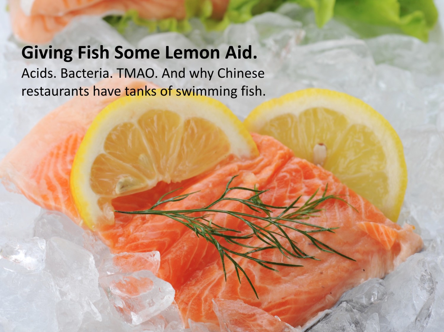 How can you stop fish from decomposing too soon?