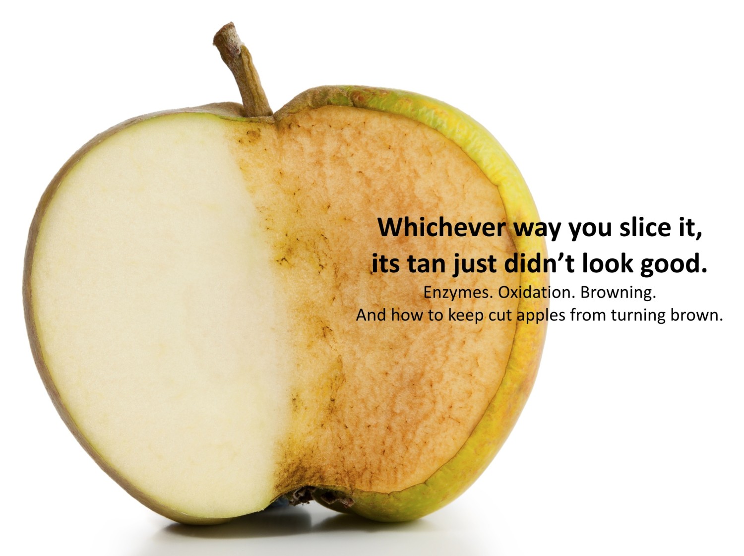 The science of enzymatic browning in cut apple slices