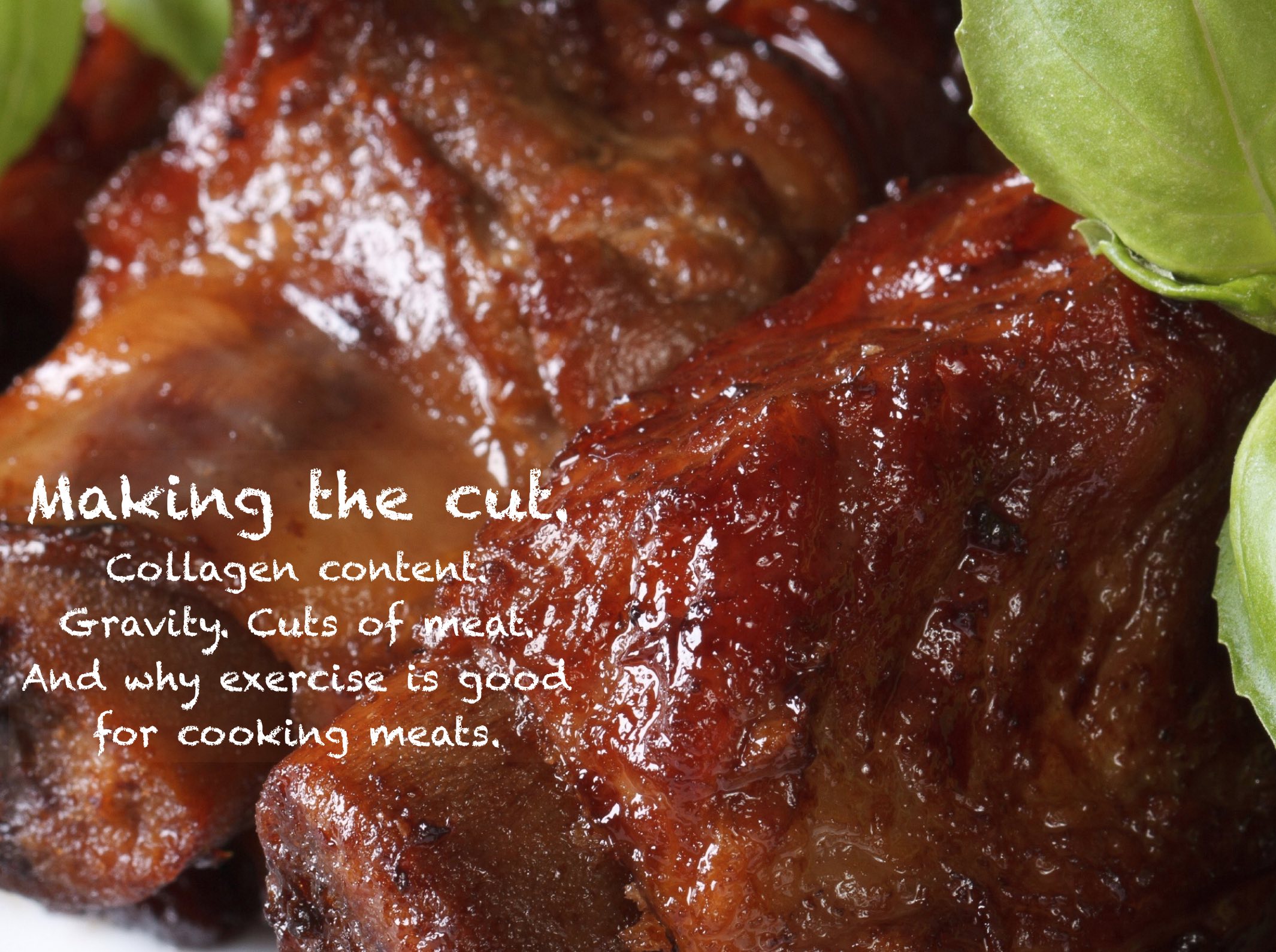 Pick meats with higher collagen content for better stews, roasts and ...