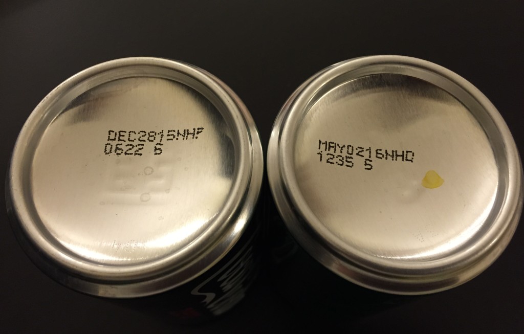 Soda can - drinking it fresh and expiry dates