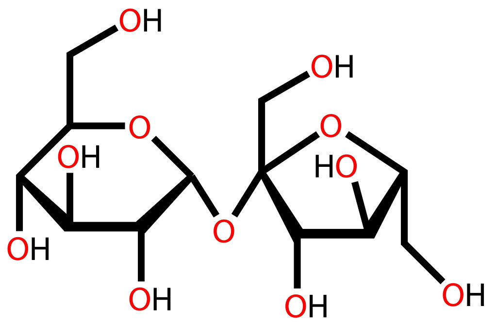 Sucrose yet so far (on hydrogen bonding and polar molecules)